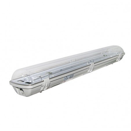 ΦΩΤΙΣΤΙΚΟ ΣΤΕΓΑΝΟ ΚΕΝΟ IP65 ΓΙΑ ΛΑΜΠΕΣ LED T8 2x60cm 3-820605